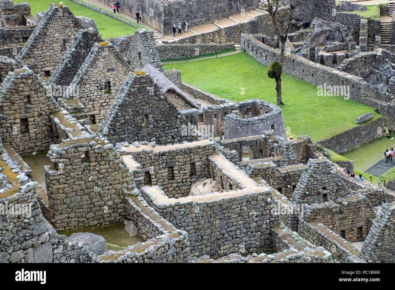 Ancient Inca Ruins at Machu Picchu Stock Photo - Alamy