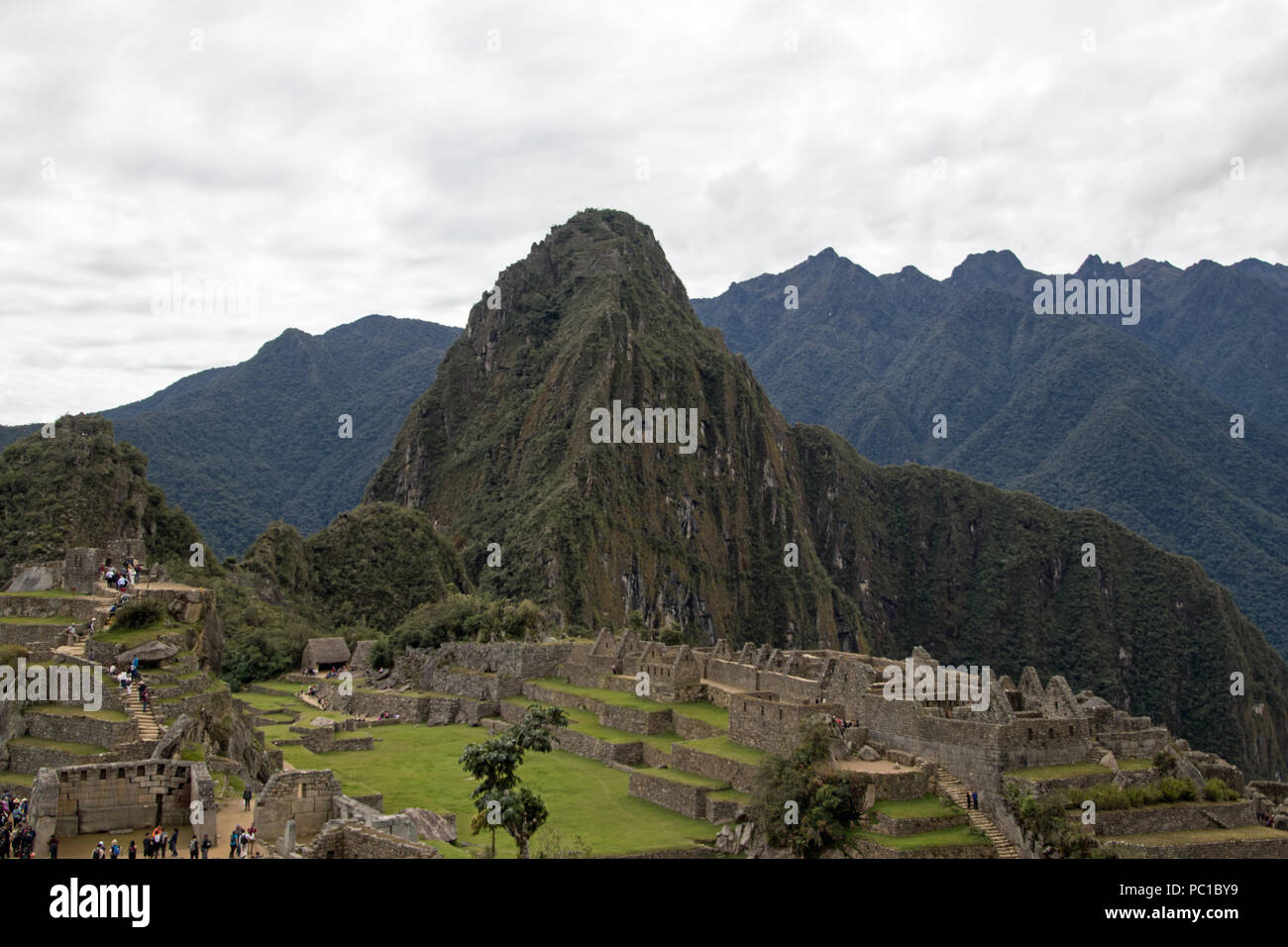 Ancient Inca Ruins at Machu Picchu Stock Photo - Alamy