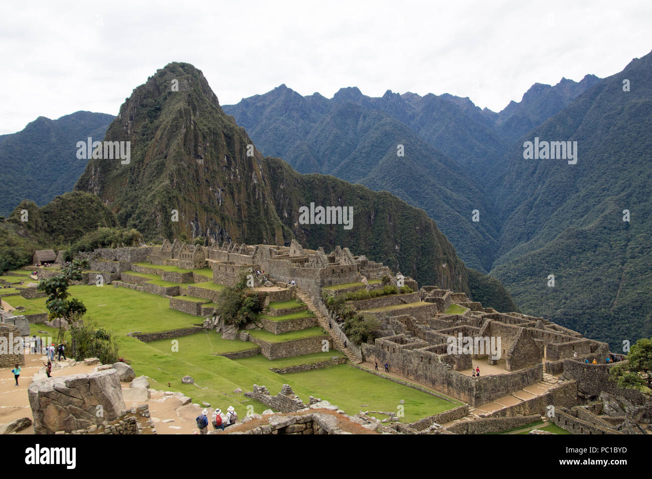 Ancient Inca Ruins at Machu Picchu Stock Photo - Alamy