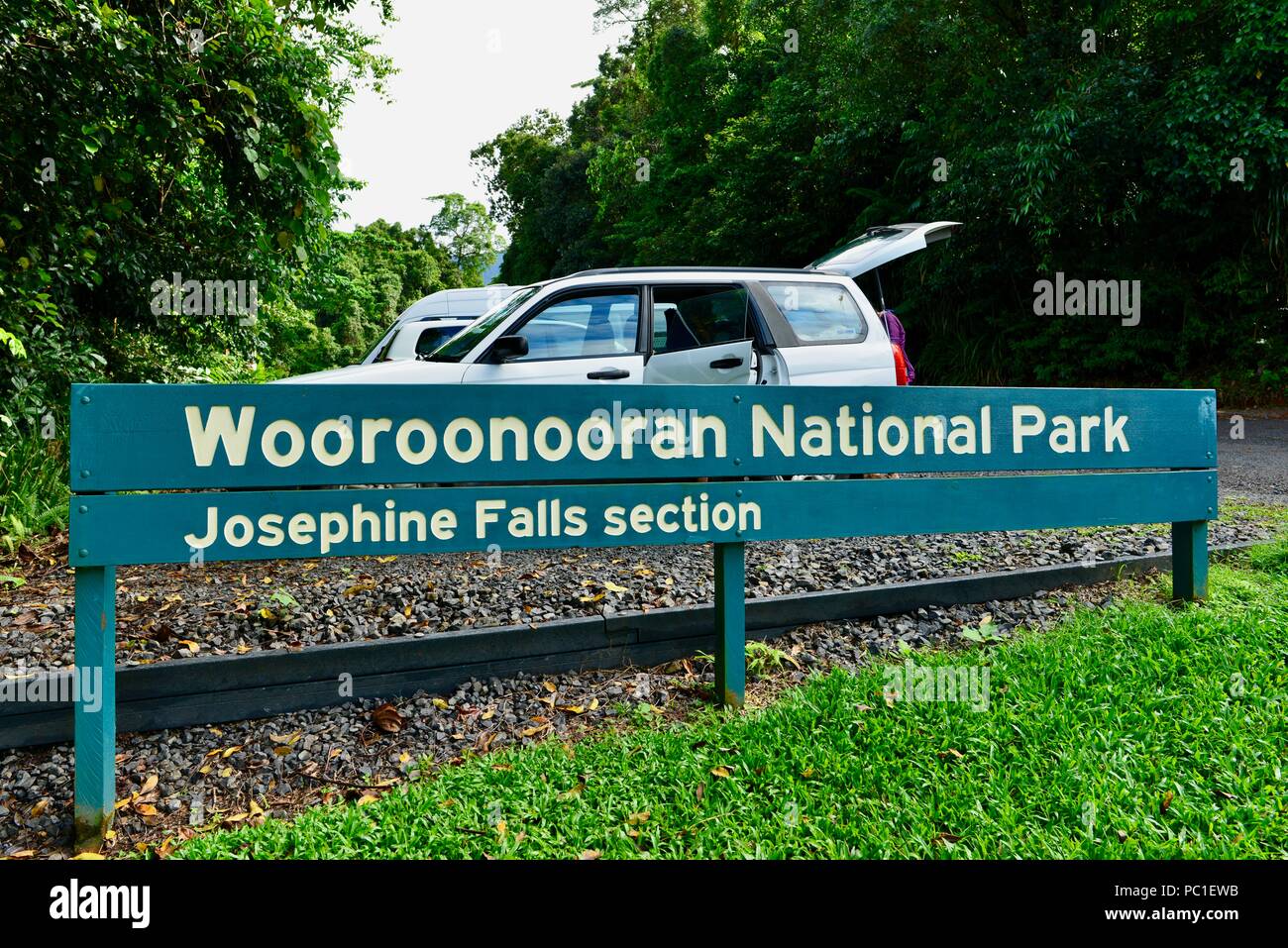 Wooroonooran national park Josephine Falls section sign, Josephine ...