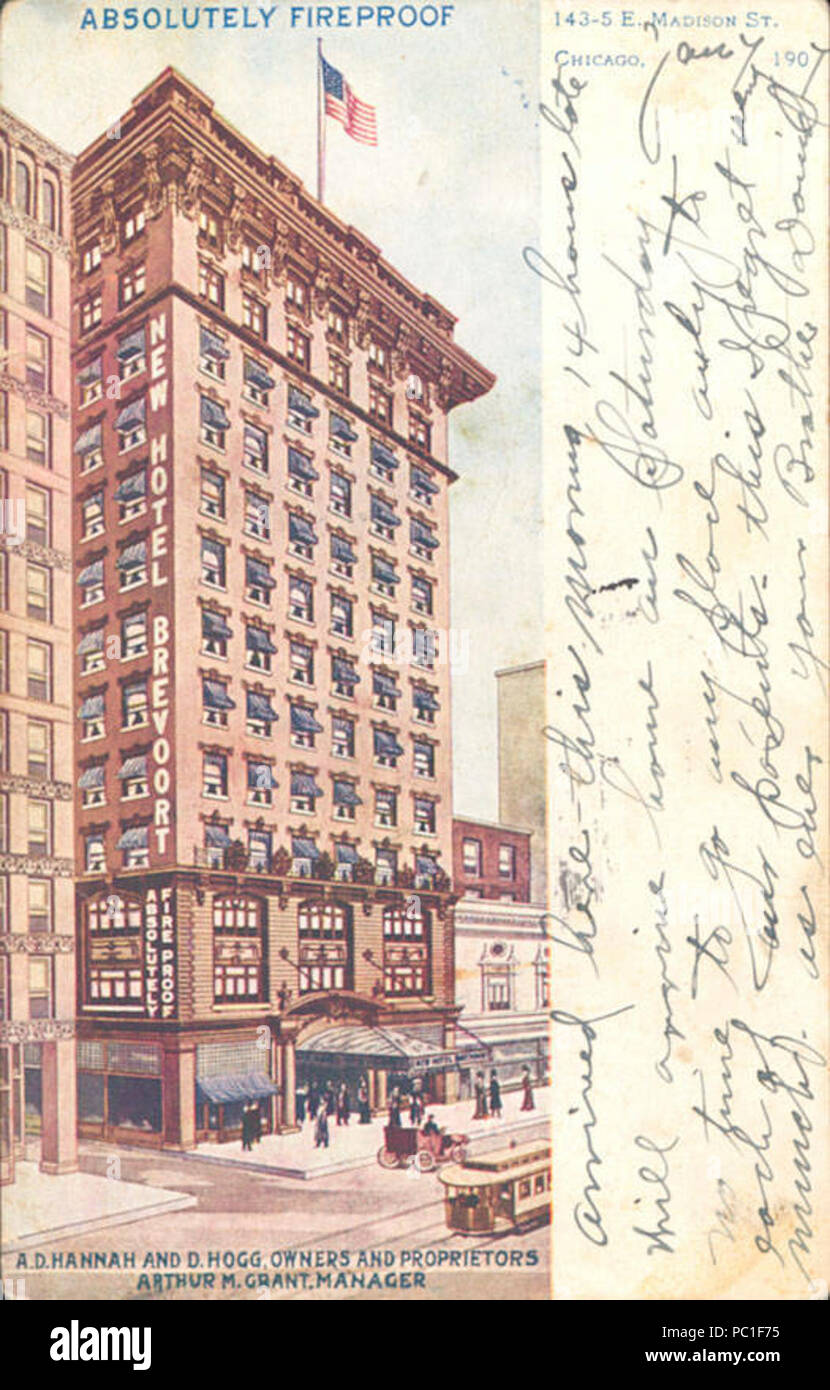 Absolutely Fireproof, New Hotel Brevoort Stock Photo - Alamy