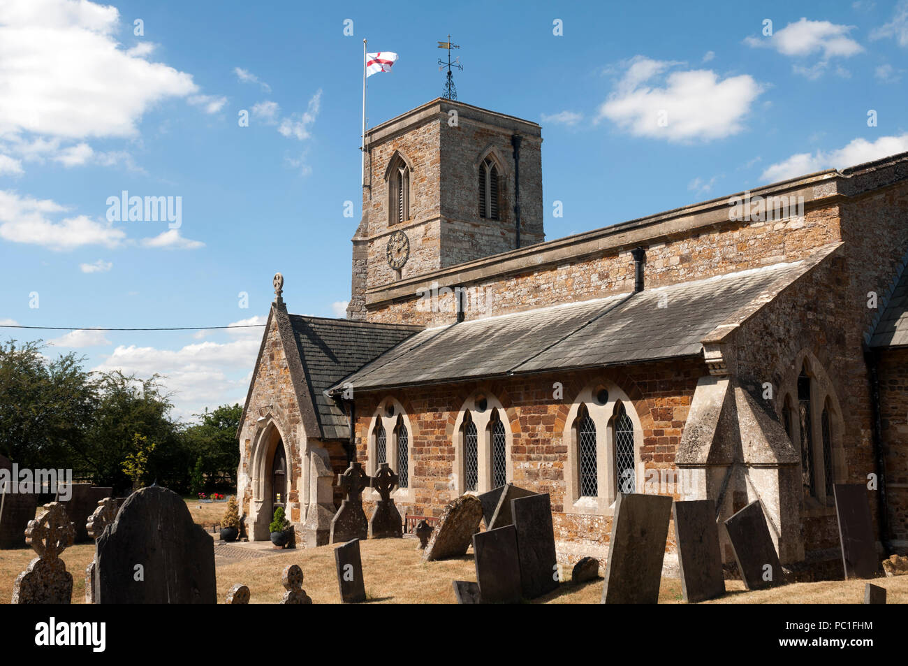 St. Helen`s Church, Sibbertoft, Northamptonshire, England, UK Stock ...