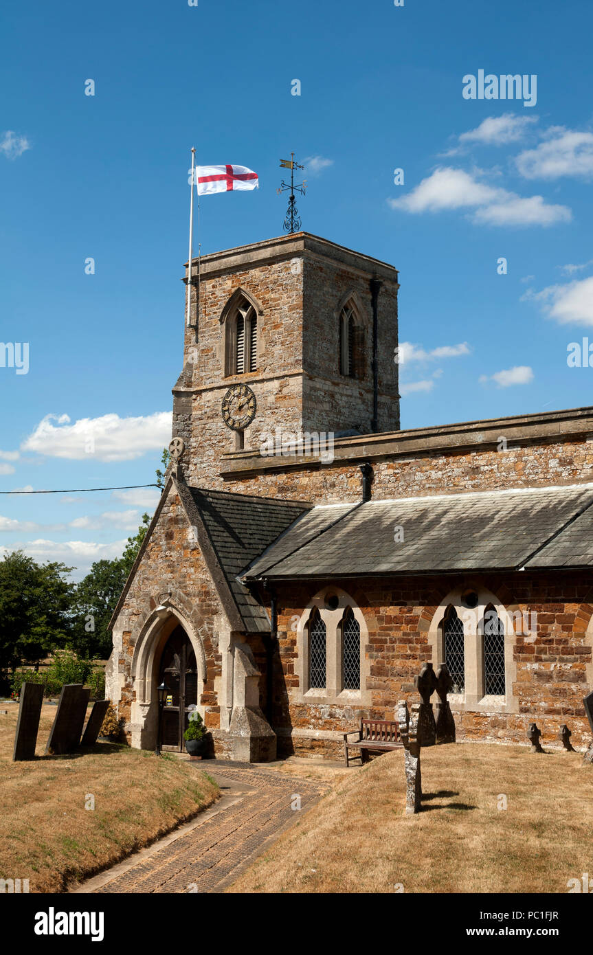 St. Helen`s Church, Sibbertoft, Northamptonshire, England, UK Stock ...