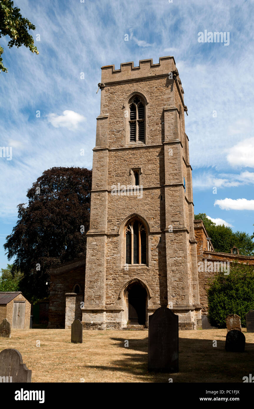 St. Mary`s Church, Welford, Northamptonshire, England, UK Stock Photo ...
