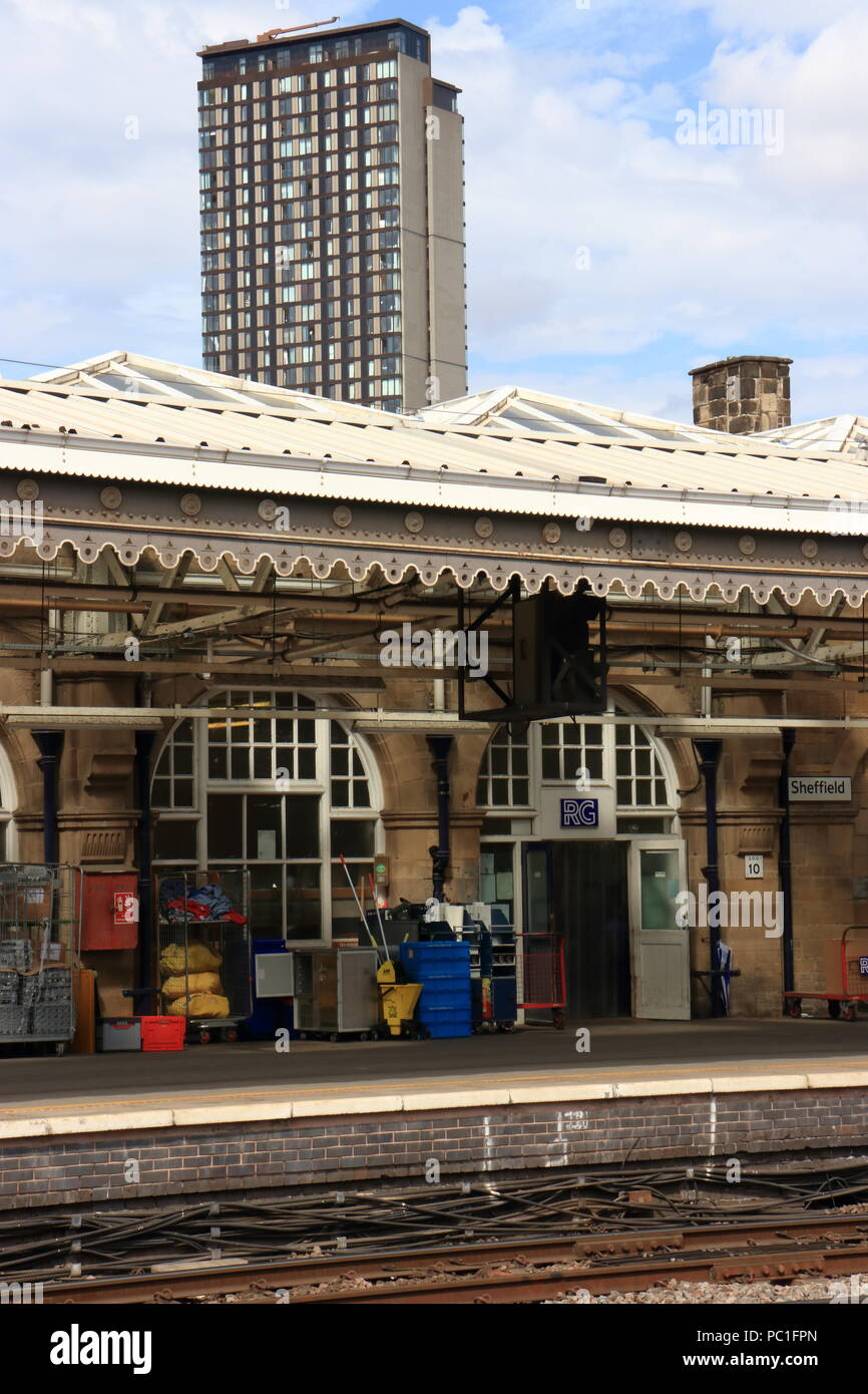 Shefflield train station, Sheffield, south yorkshire, England Stock ...
