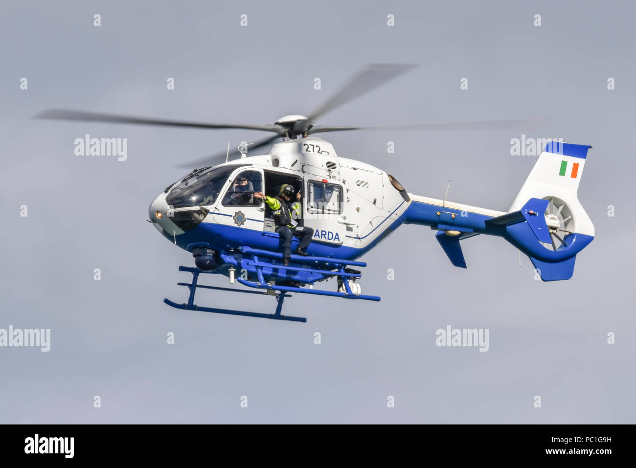 Eurocopter EC-135 helicopter belonging to the Irish Garda Siochana ...