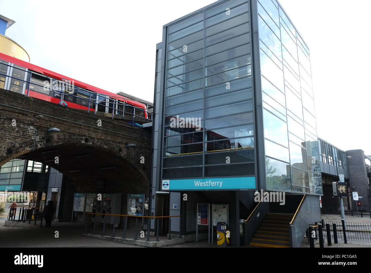 Westferry dlr station hi-res stock photography and images - Alamy