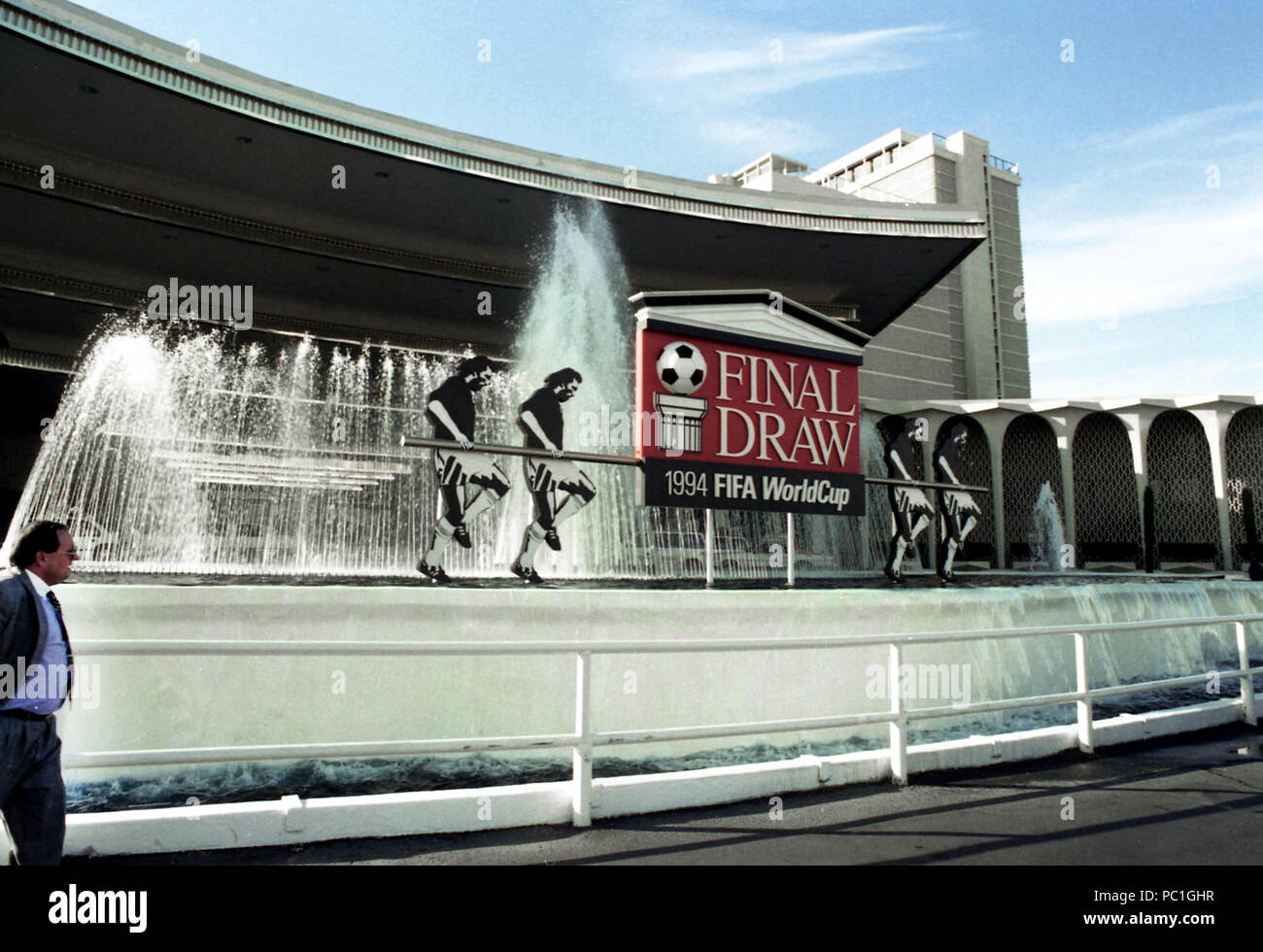 Las Vegas, NV, USA, 1993. Sign outside the Convention Center, where on ...