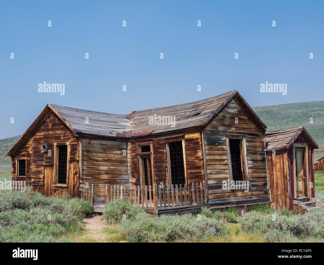 House, Bodie ghost town, Bodie State Historic Park, California Stock ...