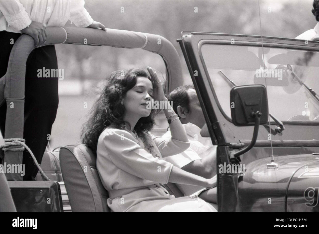 Woman participating the 4th of July parade in Washington DC, 1982 Stock ...