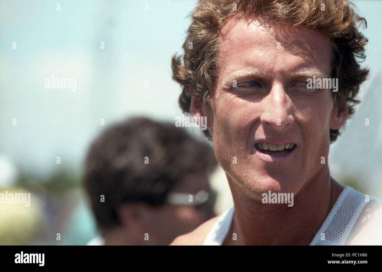 Steve Scott, famous American runner in the 1980s Stock Photo - Alamy