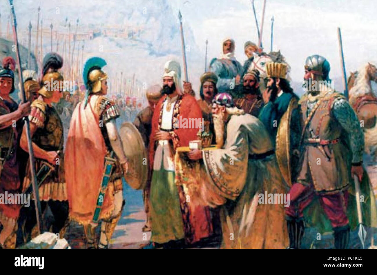 481 Photo from Azerbaijan National Museum which shows the meeting of ...
