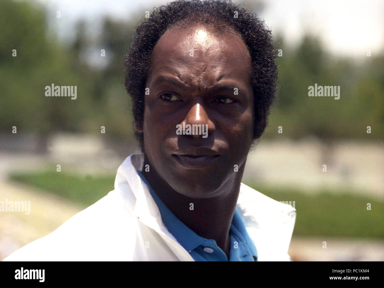 Portrait of U.S. athlete Bob Beamon in 1986 Stock Photo - Alamy