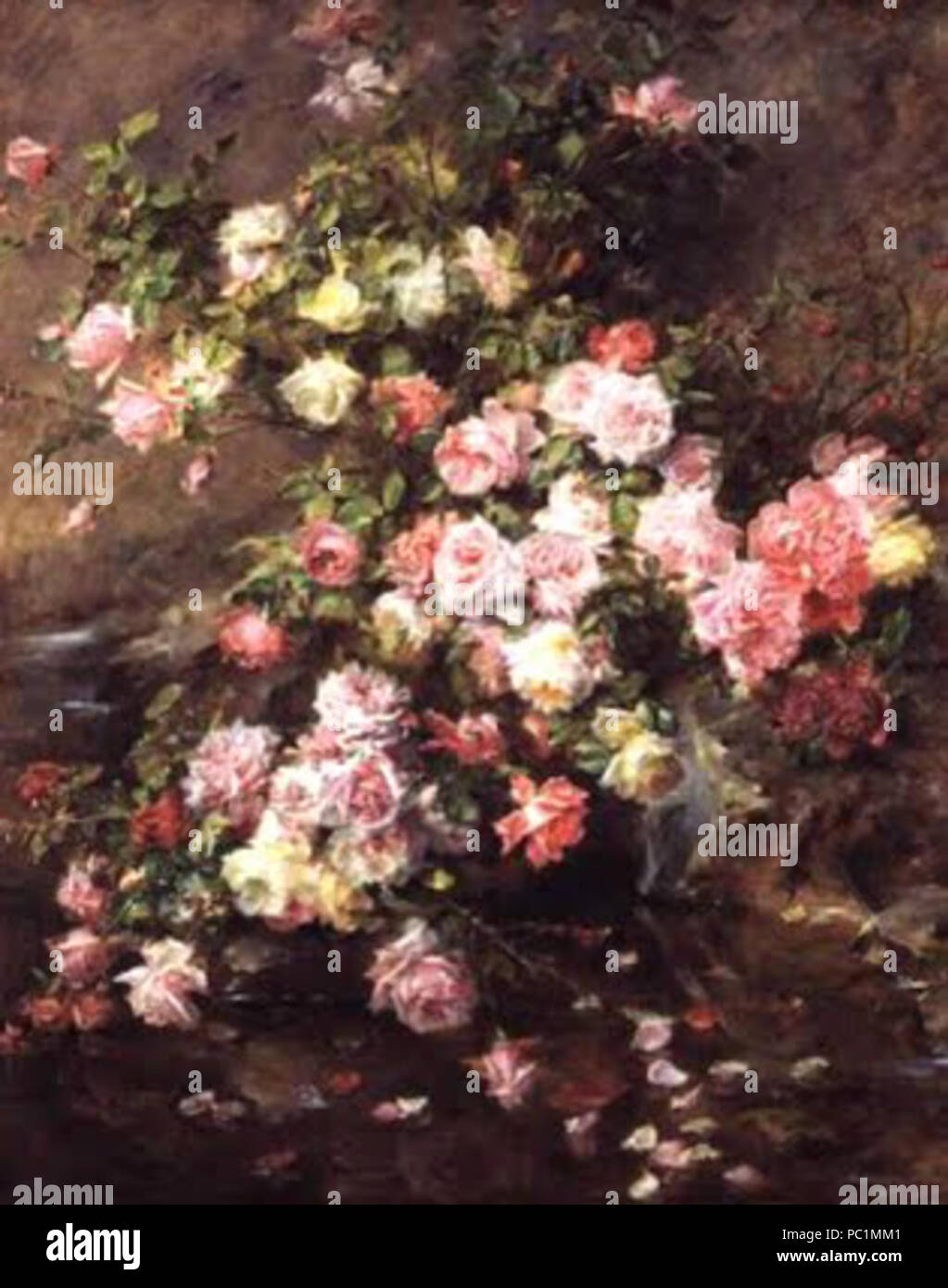 528 Roses - Madeleine Lemaire (1845-1928 Stock Photo - Alamy