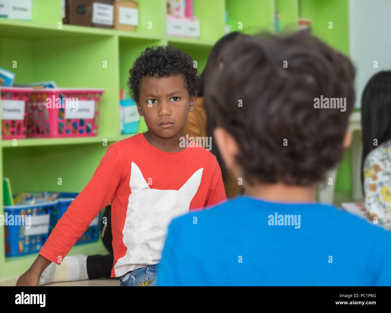Preschool friends upset hi-res stock photography and images - Alamy