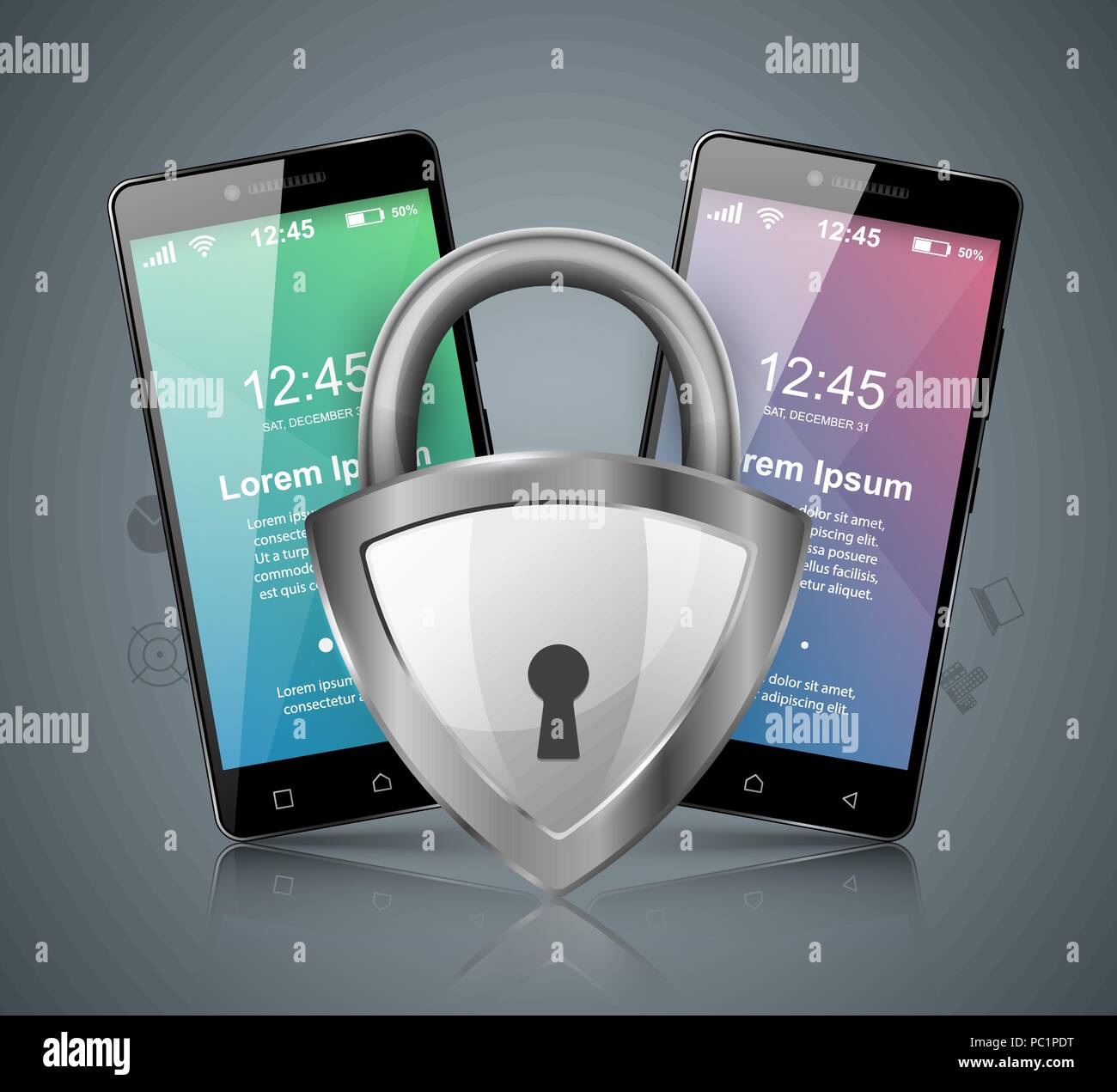 Smart key icon vector hi-res stock photography and images - Alamy