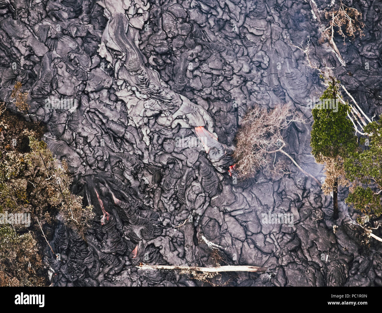 Hawaiian volcano lava hi-res stock photography and images - Alamy