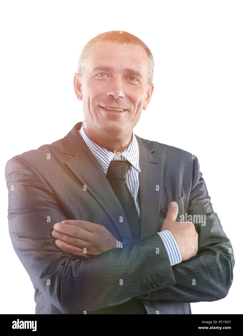 face of a successful businessman Stock Photo - Alamy