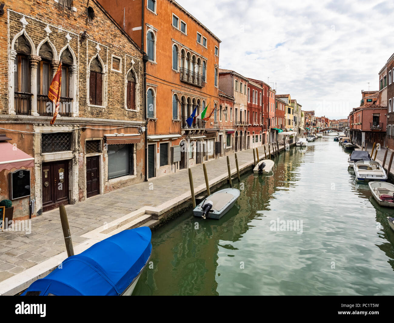 Venetian flags hi-res stock photography and images - Alamy