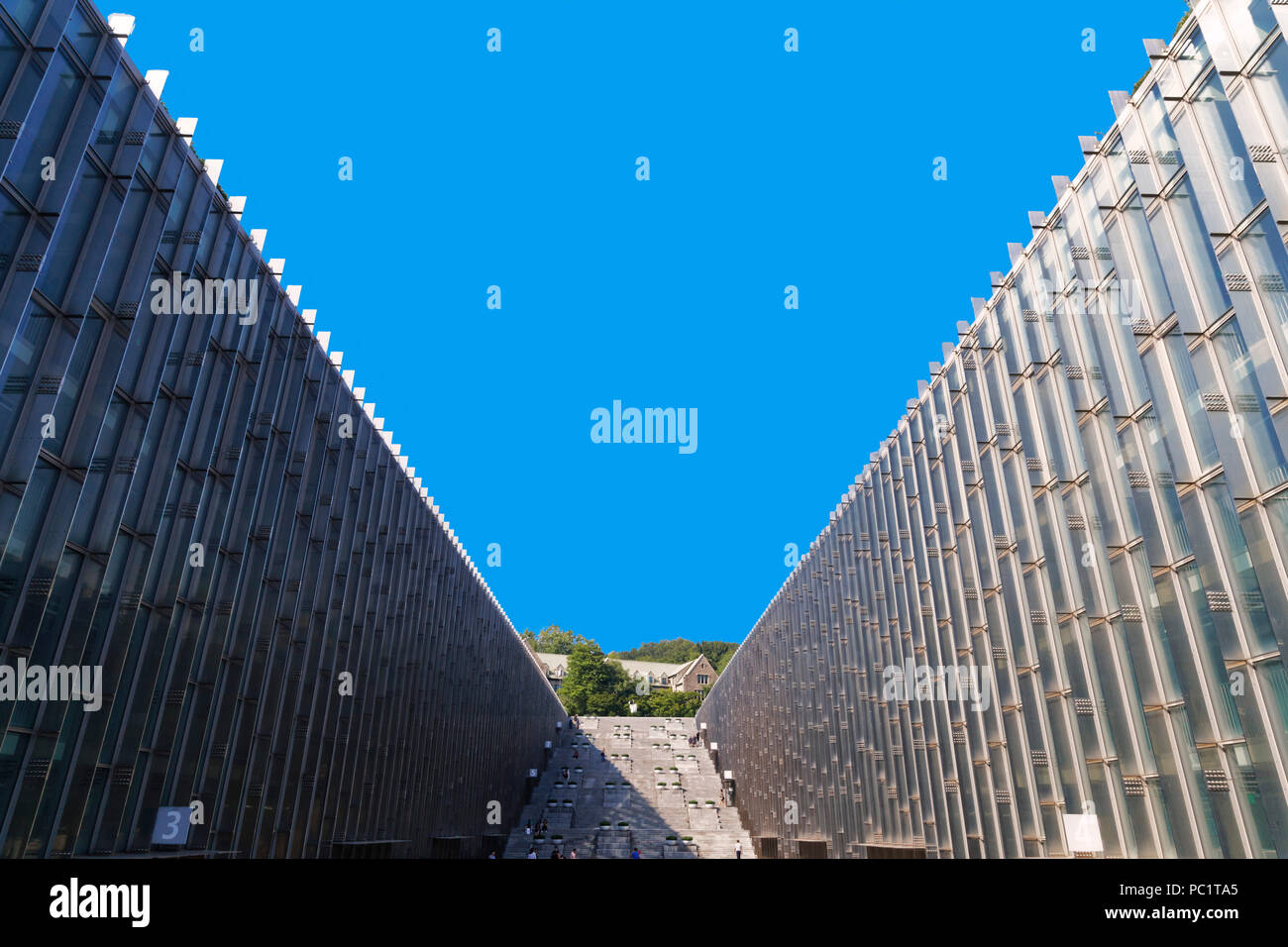 Campus Complex, Ewha Womans University, Seoul, Korea Stock Photo - Alamy