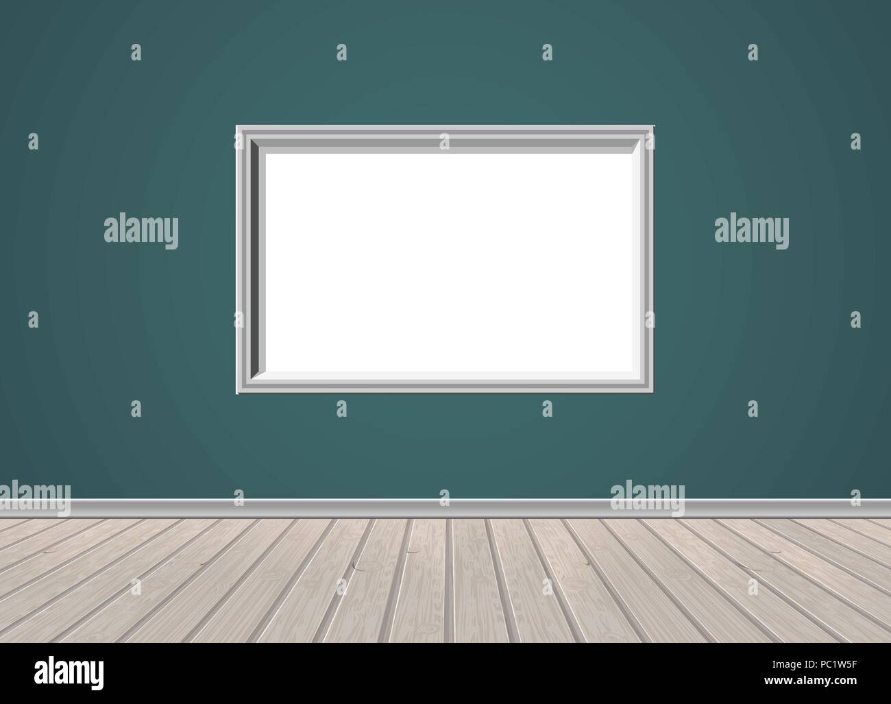 Frame old wooden window Stock Vector Images - Alamy