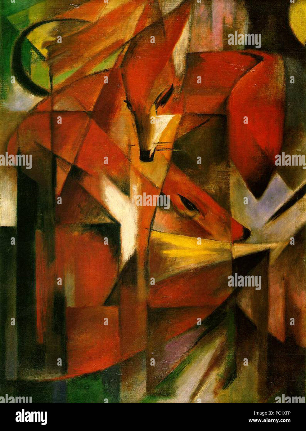 Animal paintings by marc franz hi-res stock photography and images - Alamy