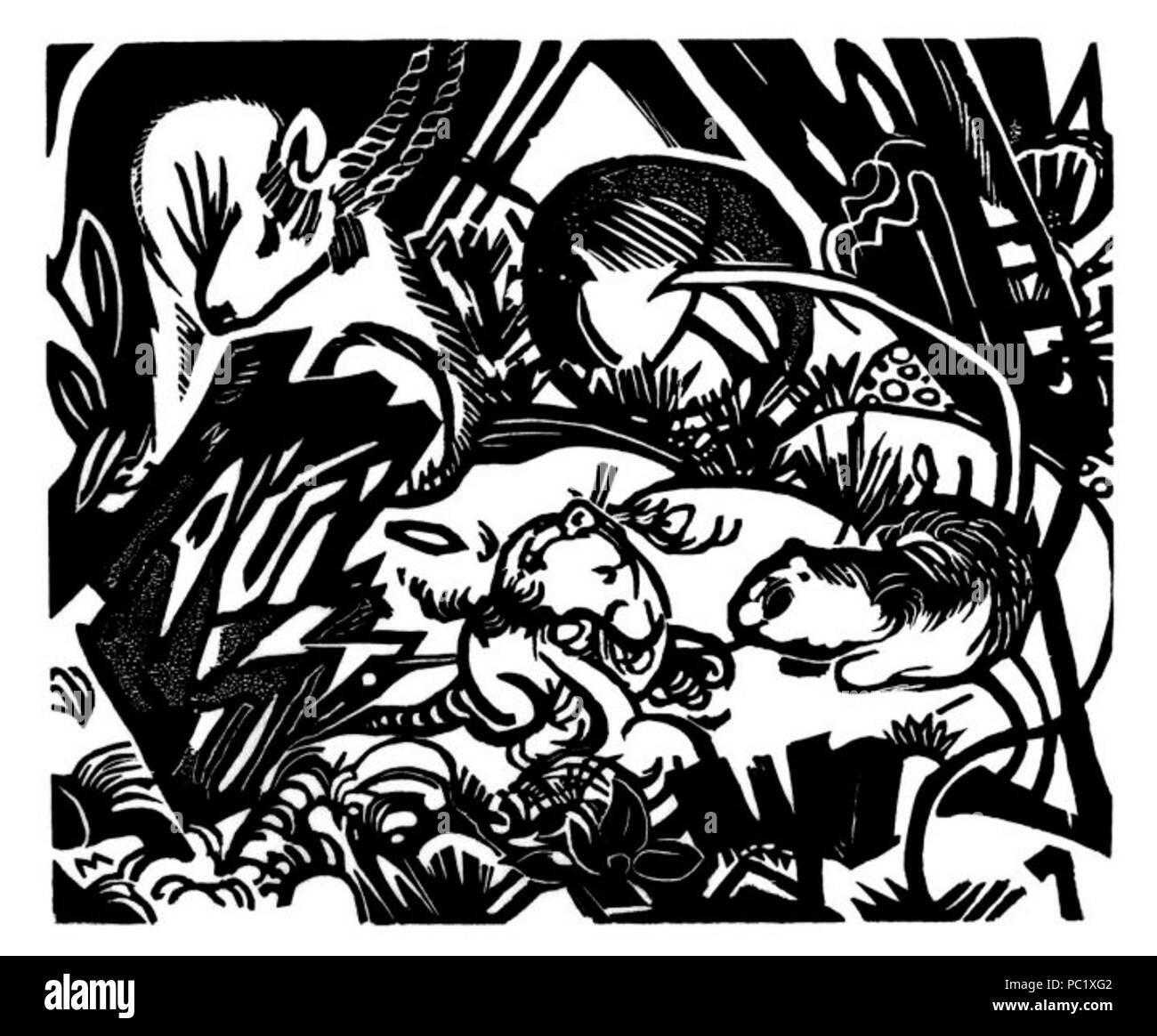Franz marc Black and White Stock Photos & Images - Alamy