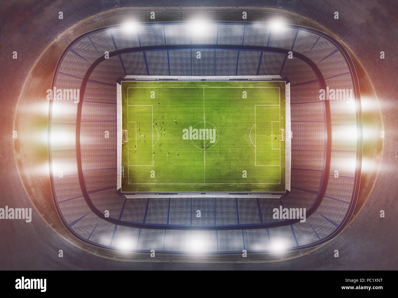 Football stadium advertising hi-res stock photography and images - Alamy