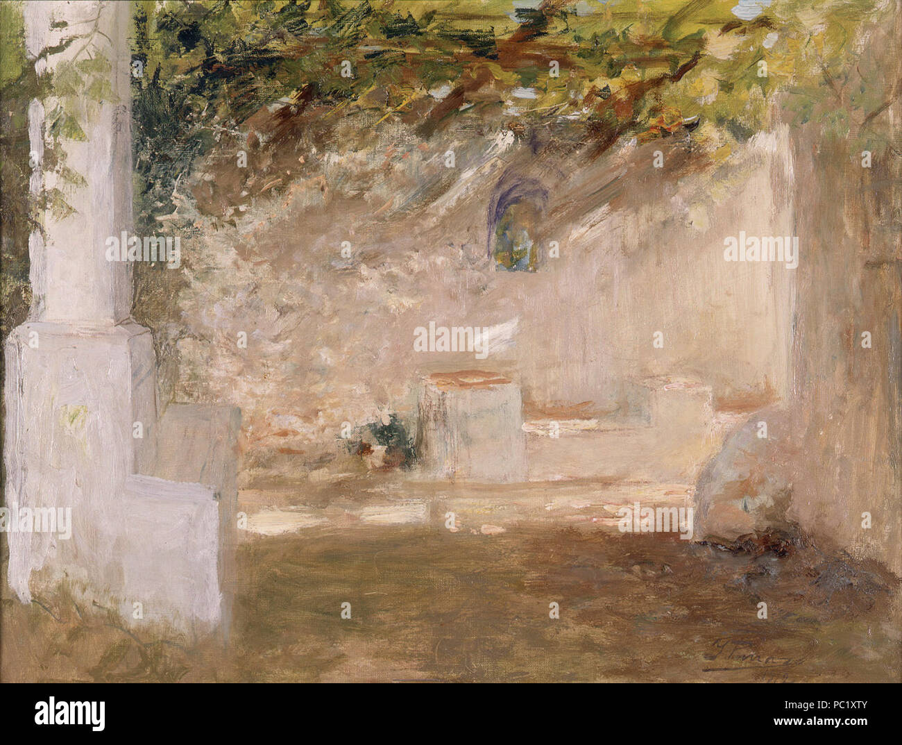 45 Ignacio Pinazo Camarlench Emparrado Stock Photo - Alamy