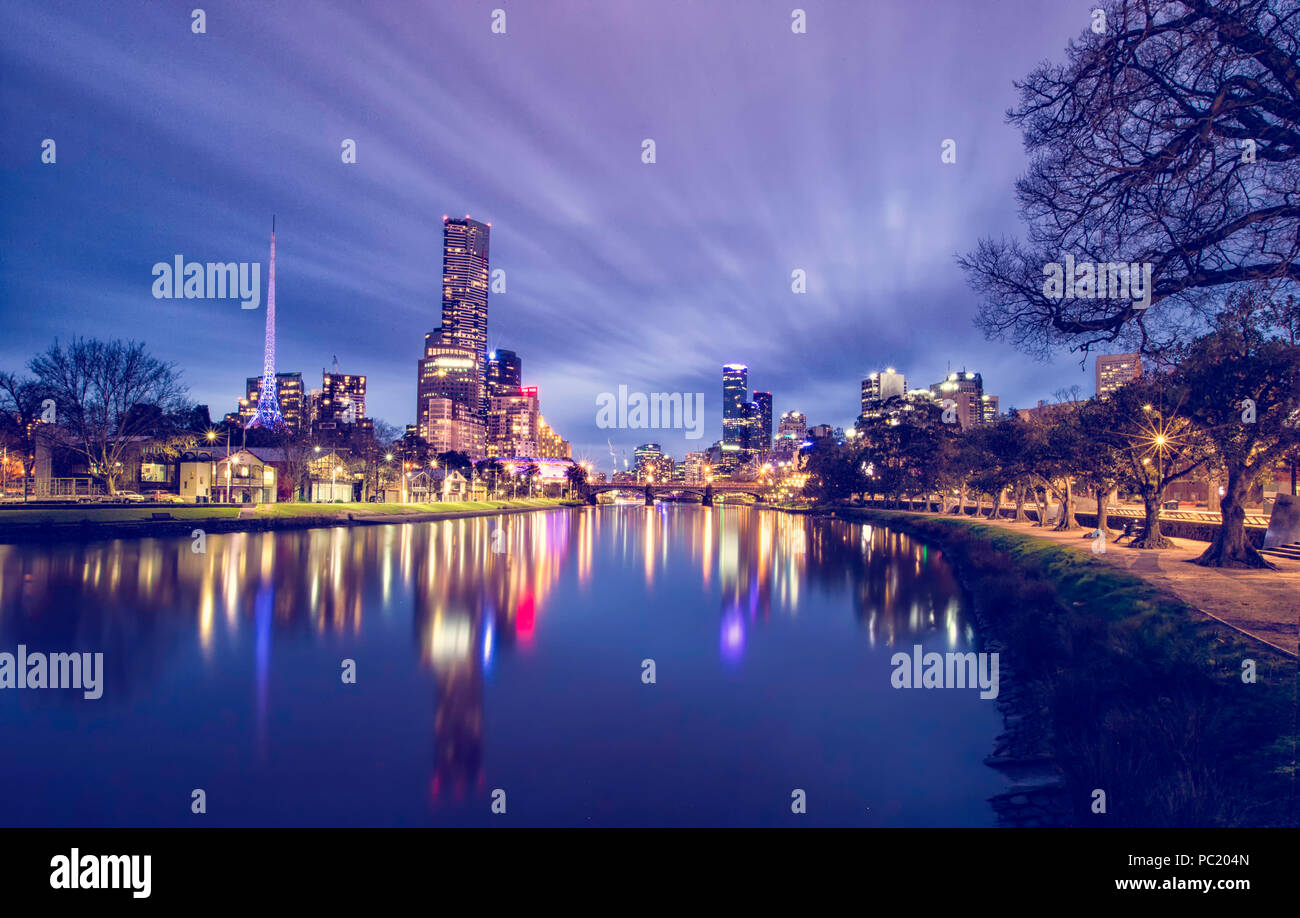Long exposure yarra river hi-res stock photography and images - Alamy
