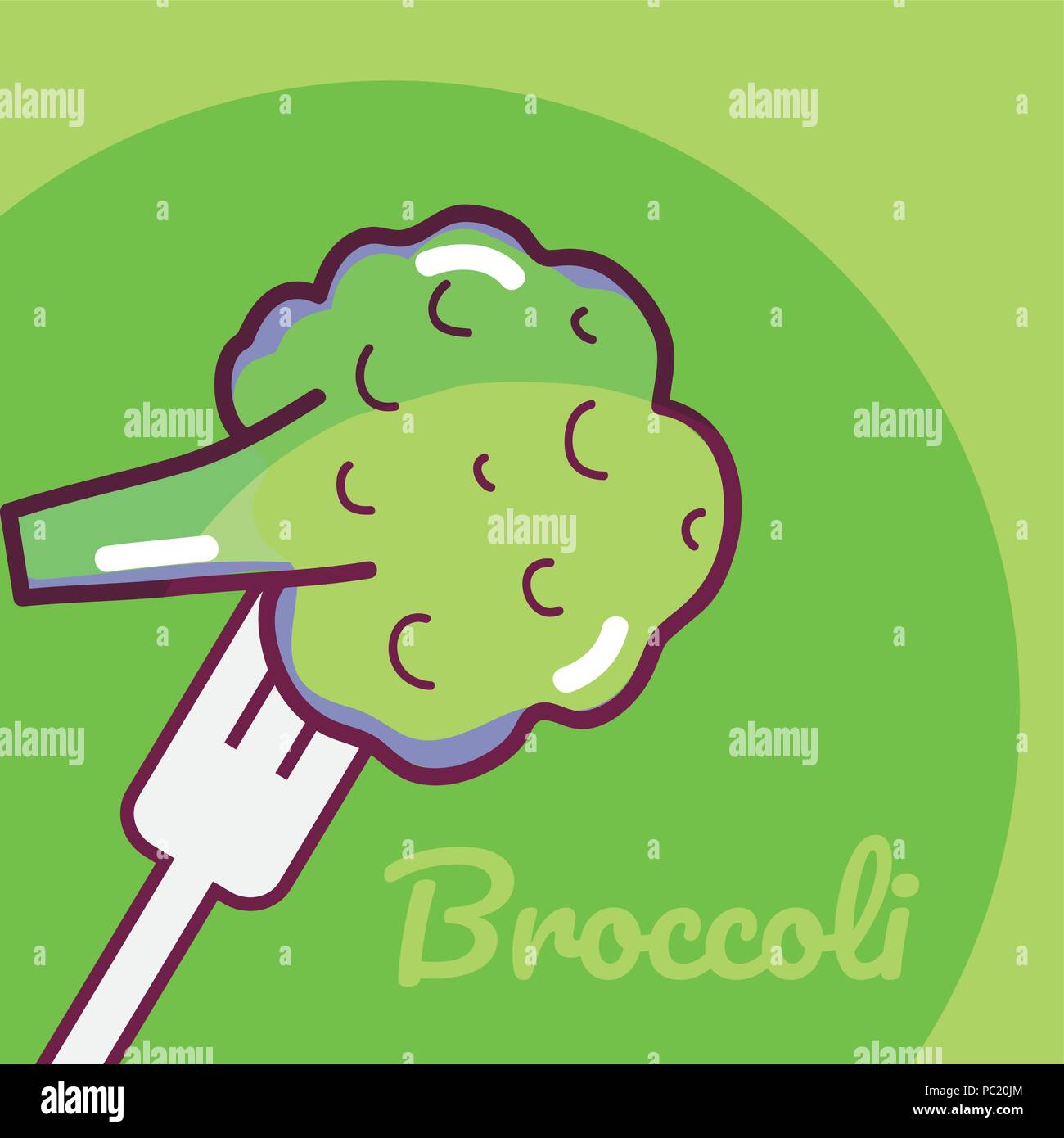 Broccoli vegetable cartoon Stock Vector Image & Art - Alamy