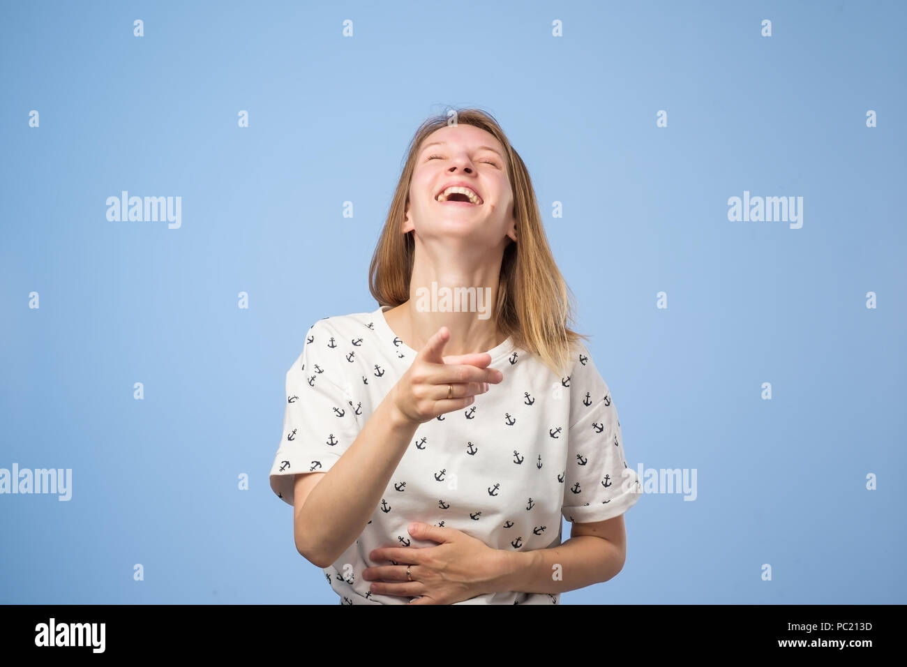 Woman Pointing And Laughing