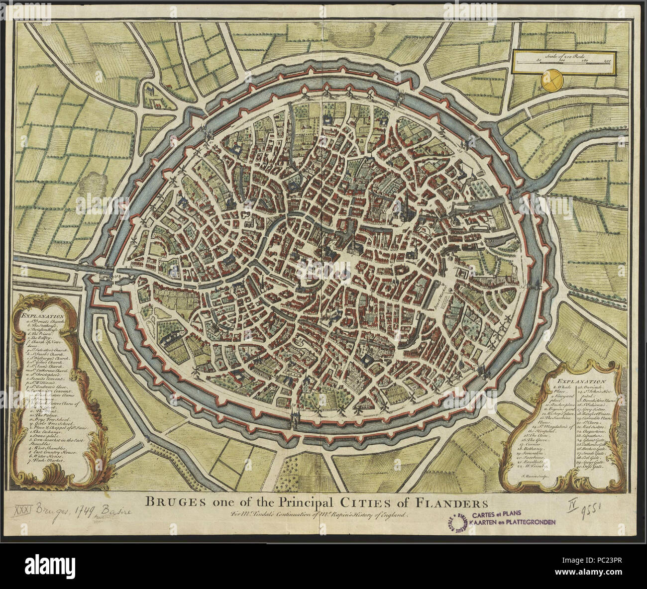 Map of bruges hi-res stock photography and images - Alamy