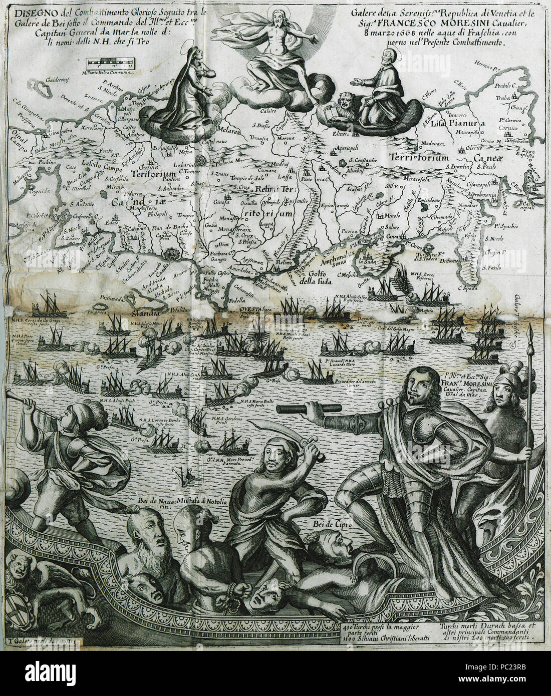 392 Map of central Crete After being besieged for twenty-four years ...