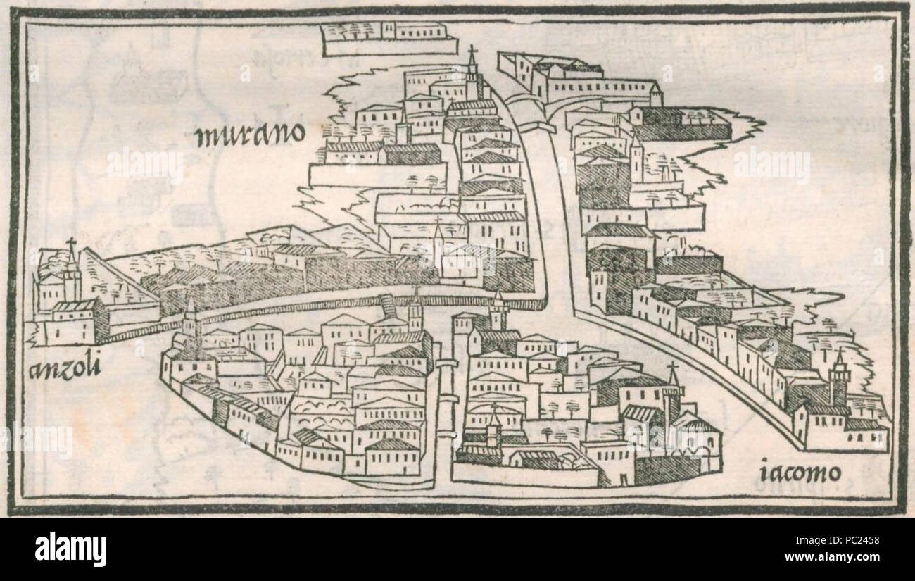 Murano island map hi-res stock photography and images - Alamy