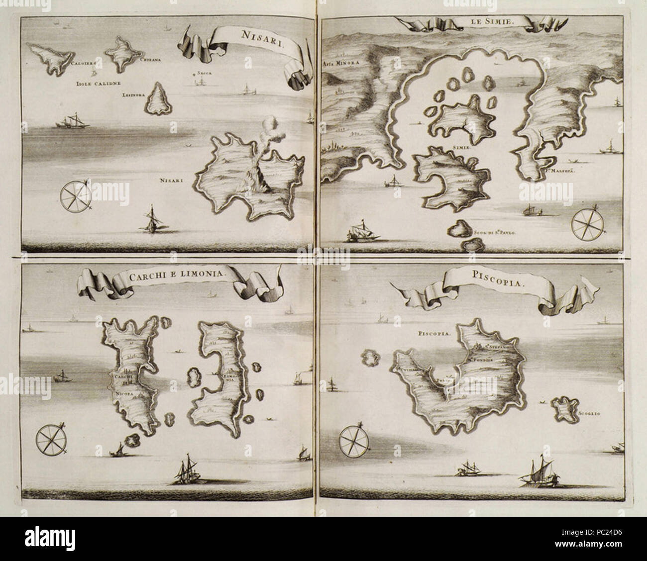 394 Maps of Nisyros, Chalki, Alimia, Symi and Tilos - Dapper Olfert ...