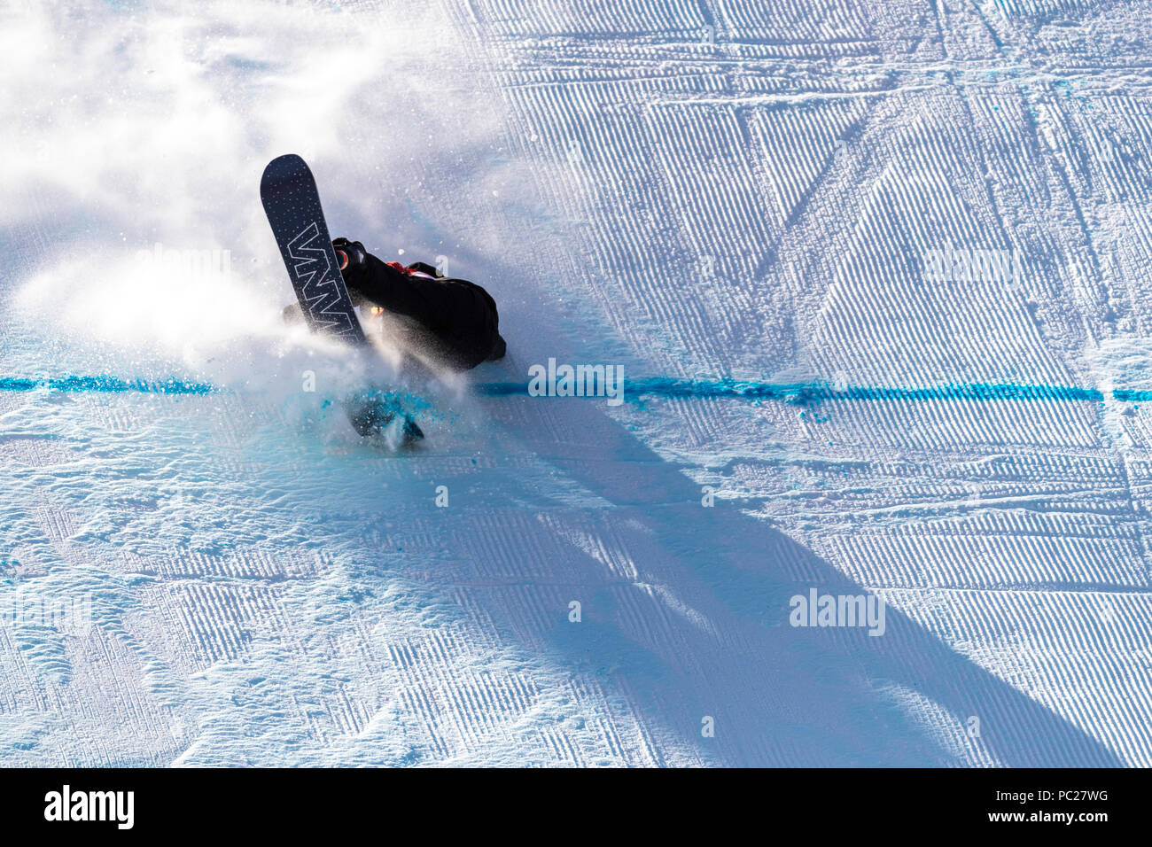 Enni Rukajarvi (FIN) competing in the Women's Snowboarding Slopestyle ...