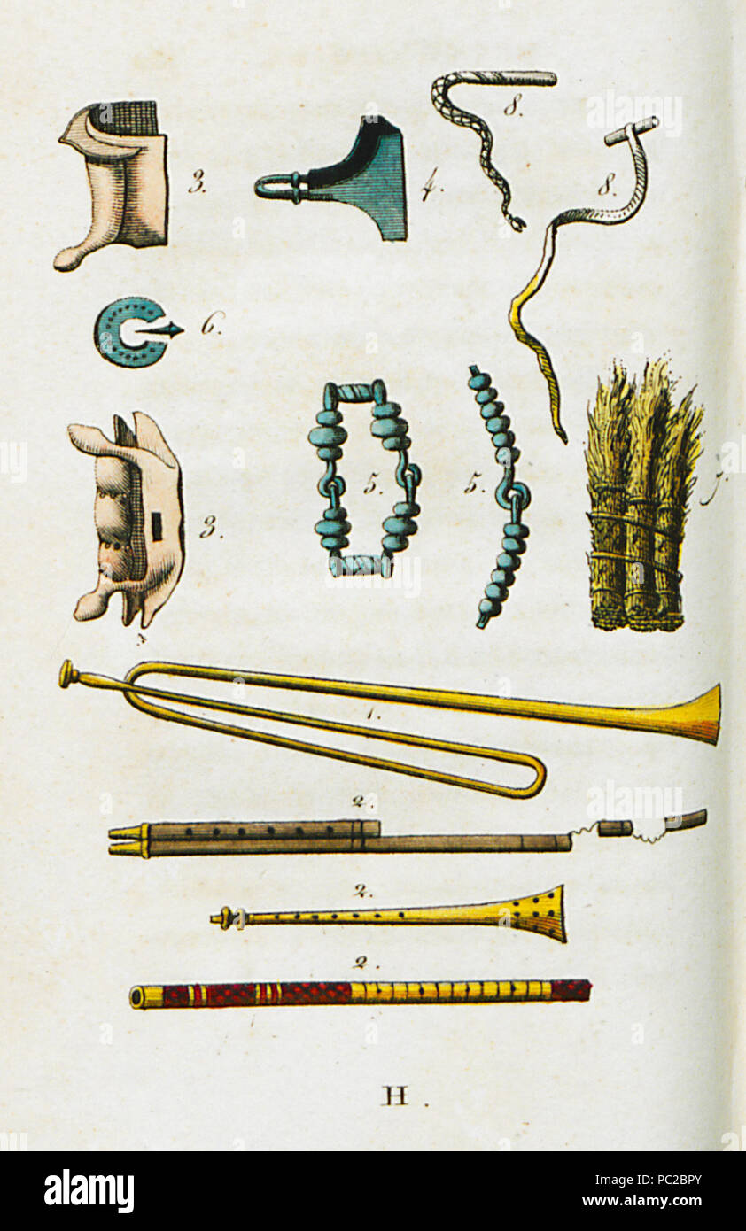 433 Musical instruments and saddle equipment typical of the Ottoman ...