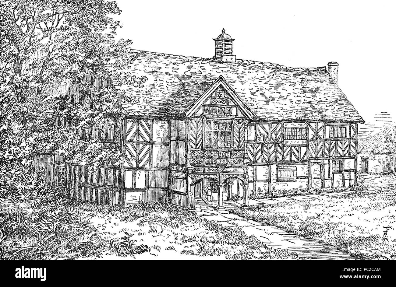 Historic school building england Black and White Stock Photos & Images ...
