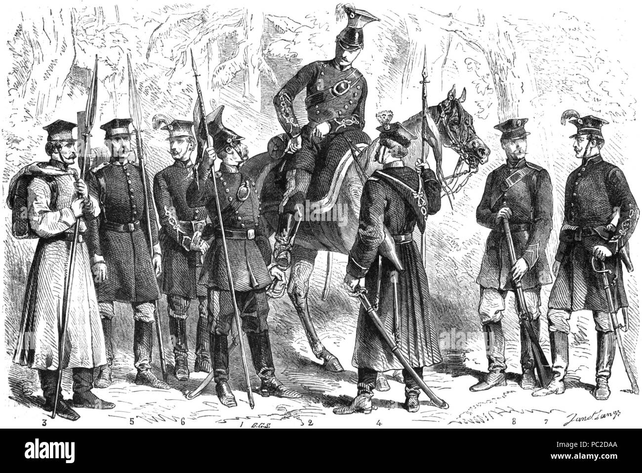 441 New Polish Uniforms 1863 Stock Photo - Alamy