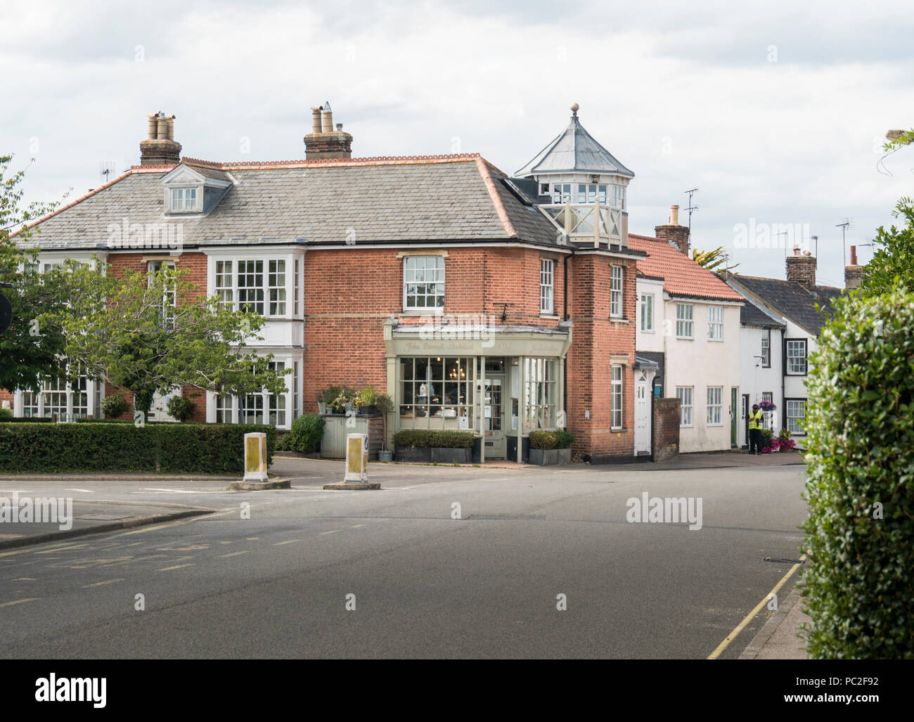 Historic buildings in the ancient town of Southwold, Suffolk UK Stock ...