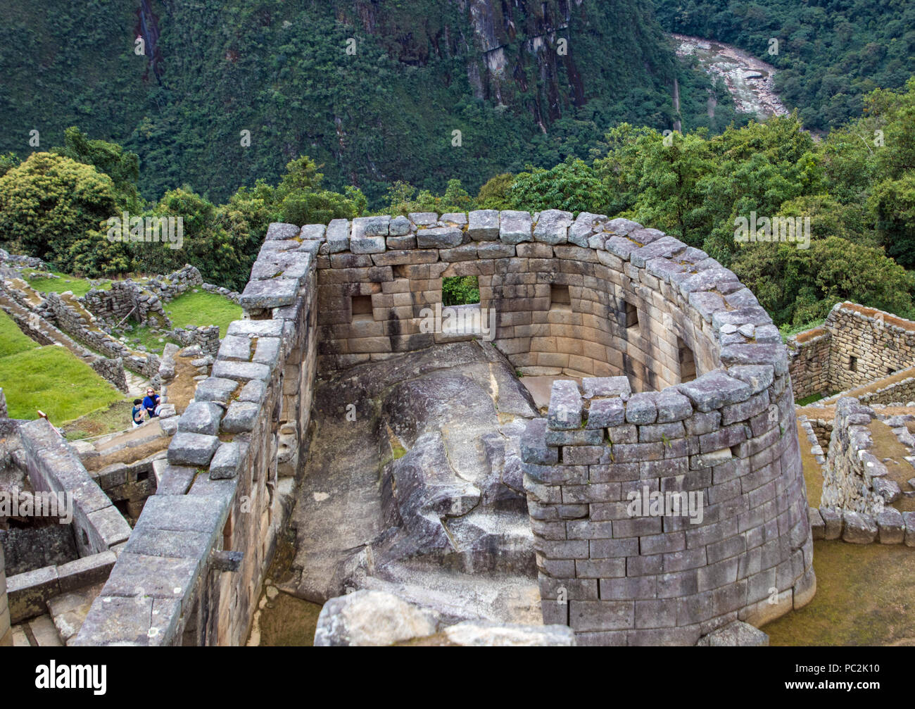 Ancient Inca Ruins at Machu Picchu Stock Photo - Alamy