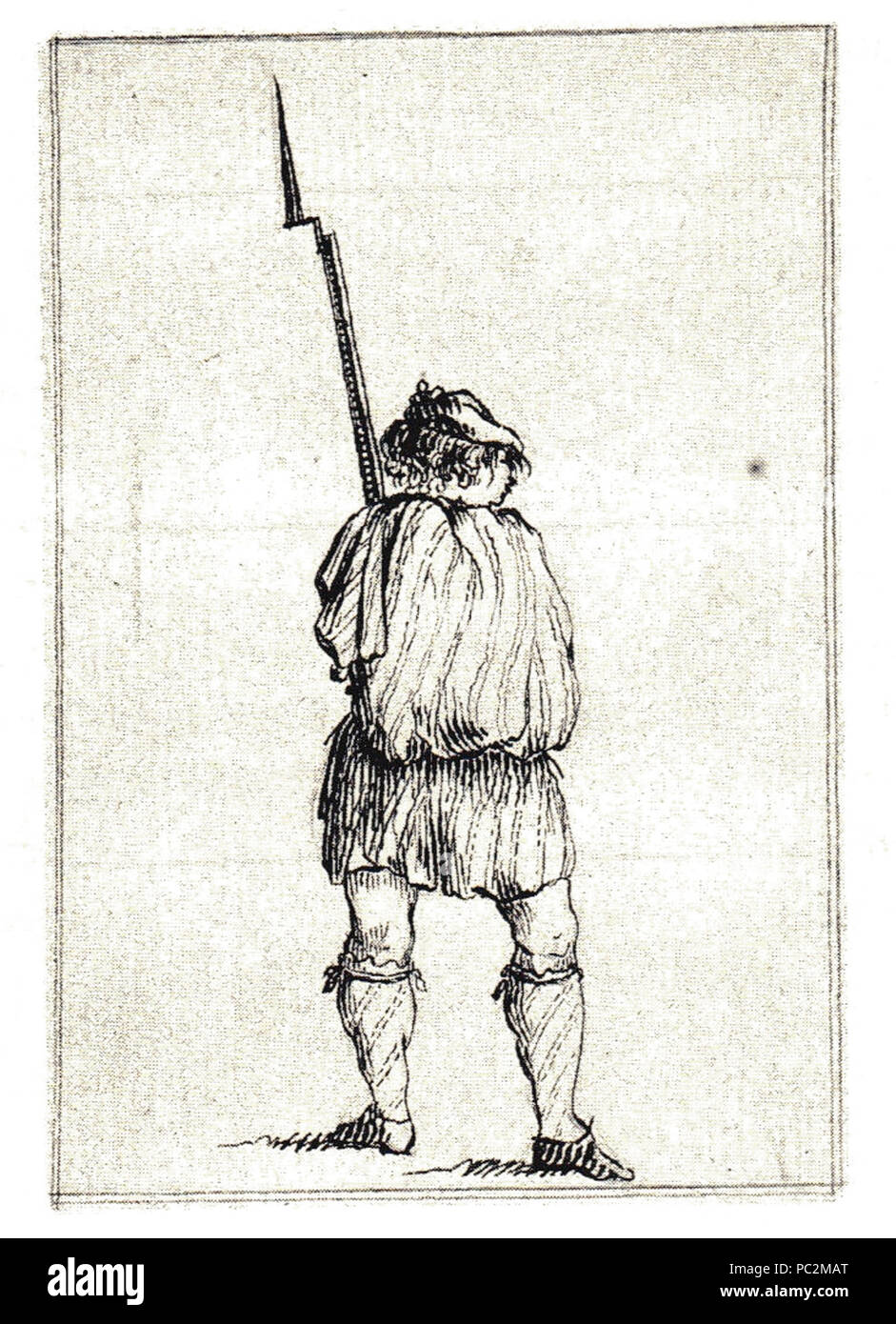 Historical 18th century drawing Cut Out Stock Images & Pictures - Alamy