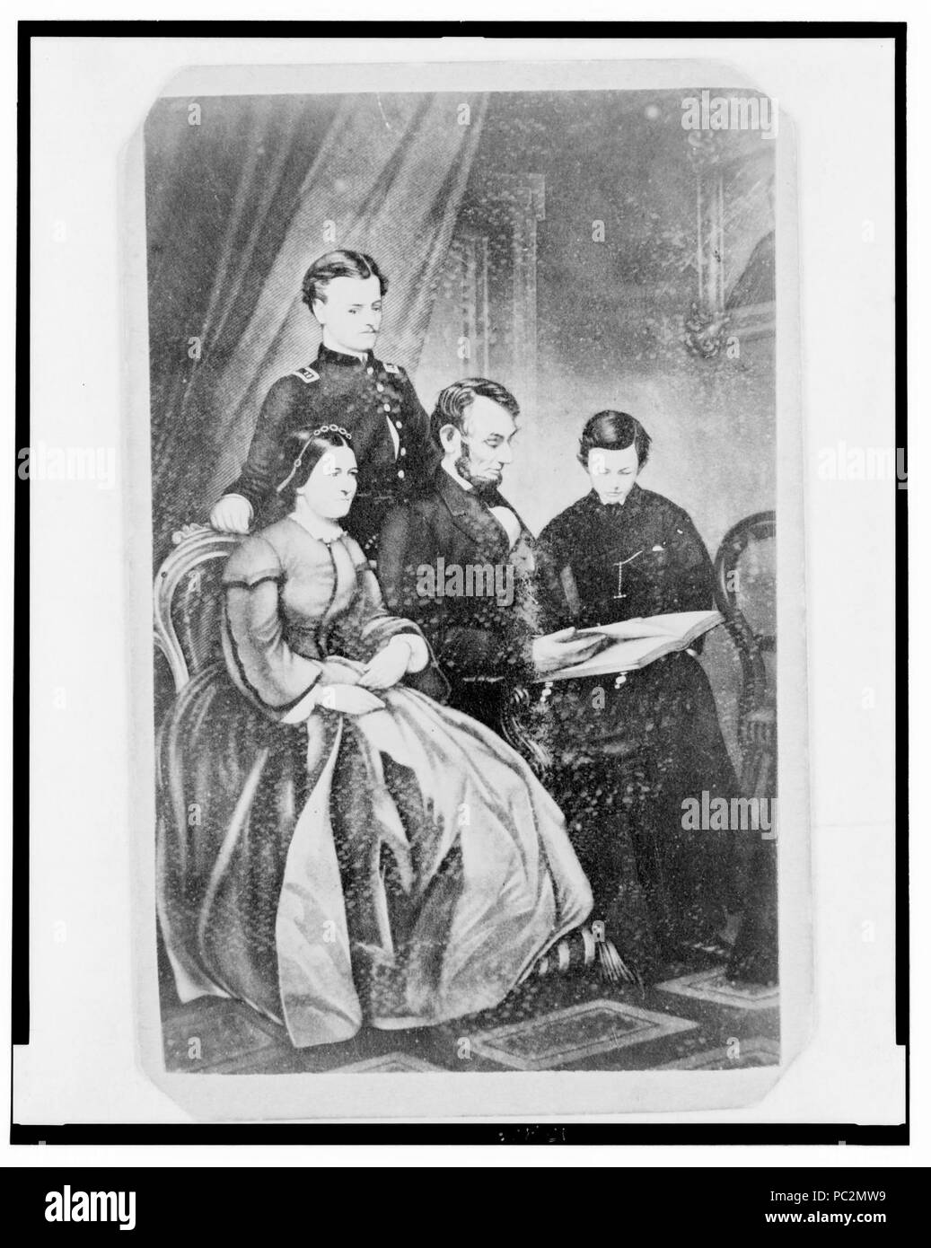 Picture book family Black and White Stock Photos & Images - Alamy