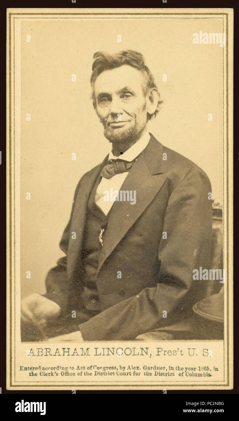 Abraham Lincoln, Pres't U.S Stock Photo - Alamy
