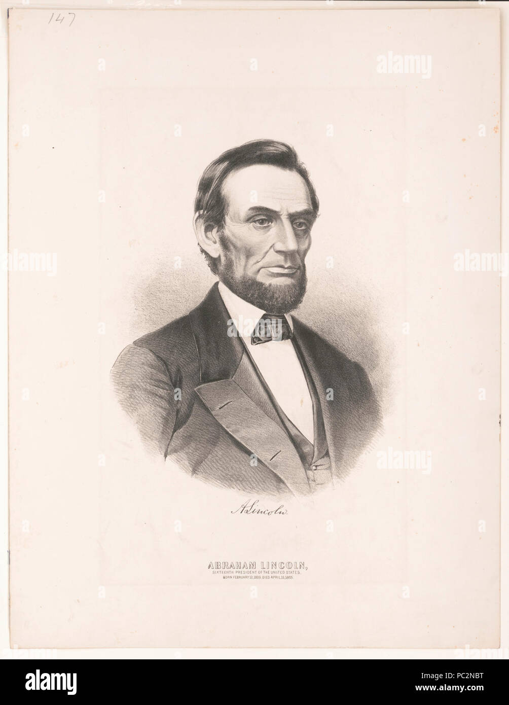 Abraham lincoln february 12 1809 hi-res stock photography and images ...