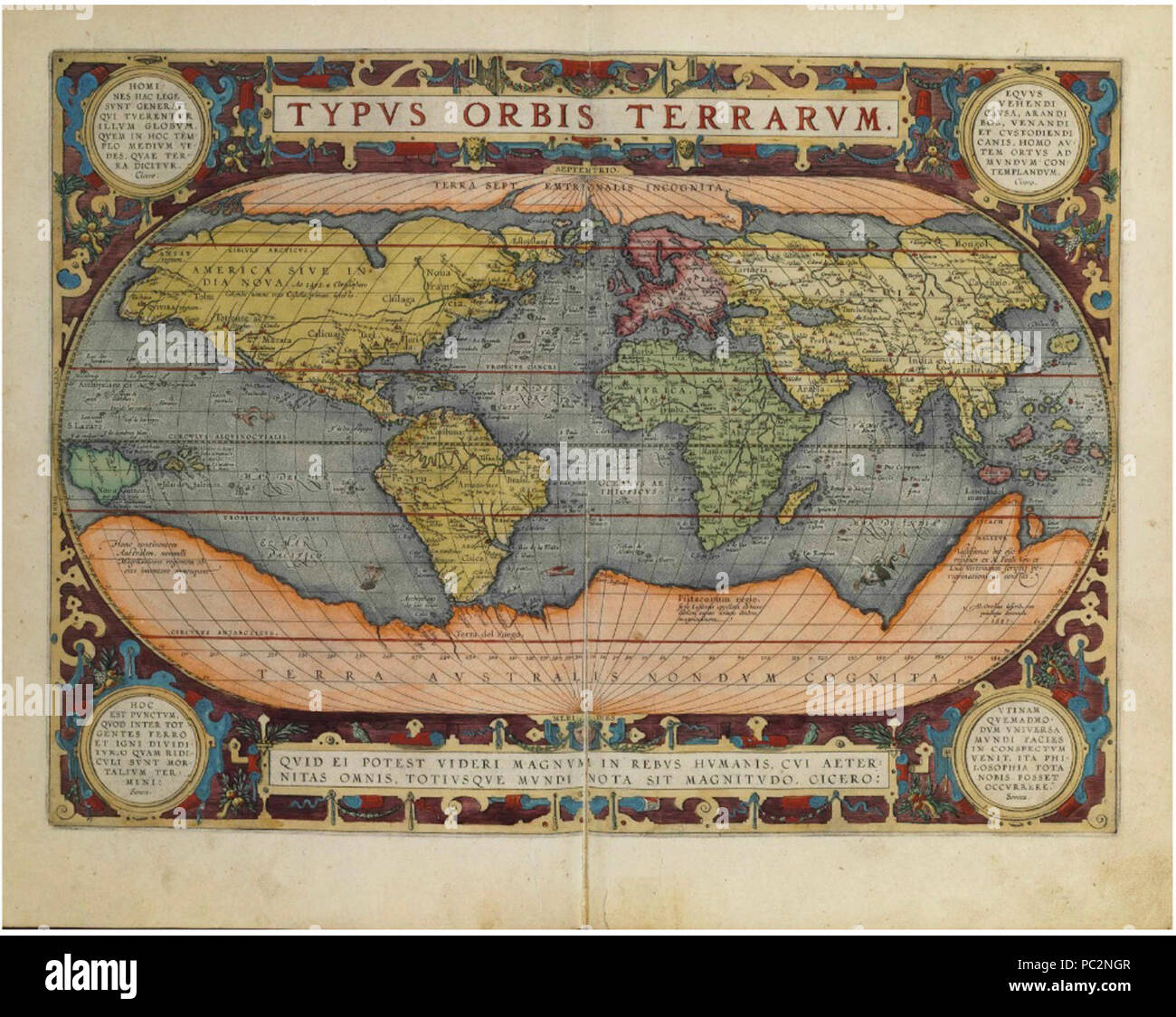 Abraham ortelius theatrum orbis hi-res stock photography and images - Alamy