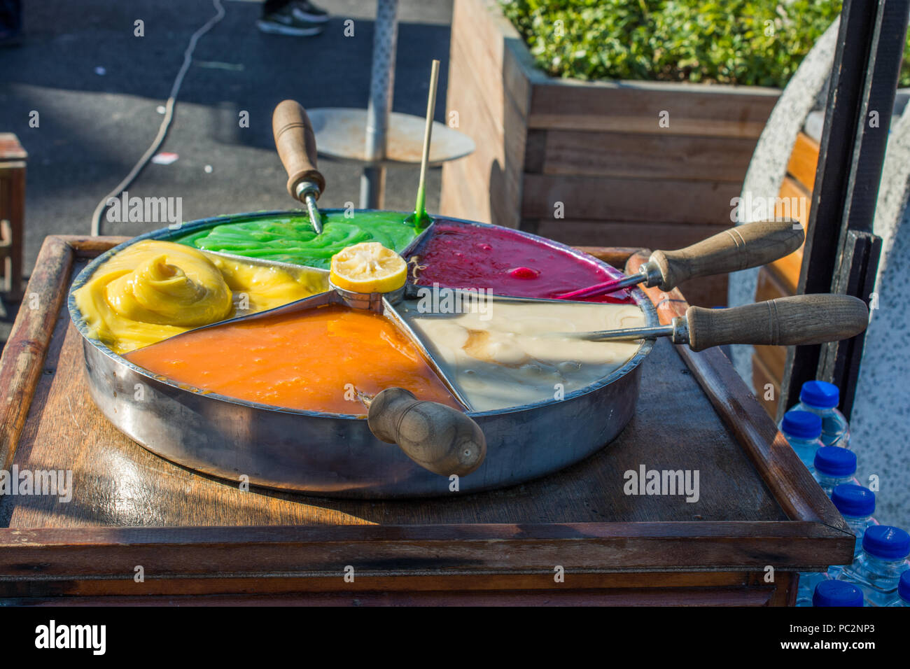 Old traditional Turkish Ottoman handmade stick candy , Macun Stock ...