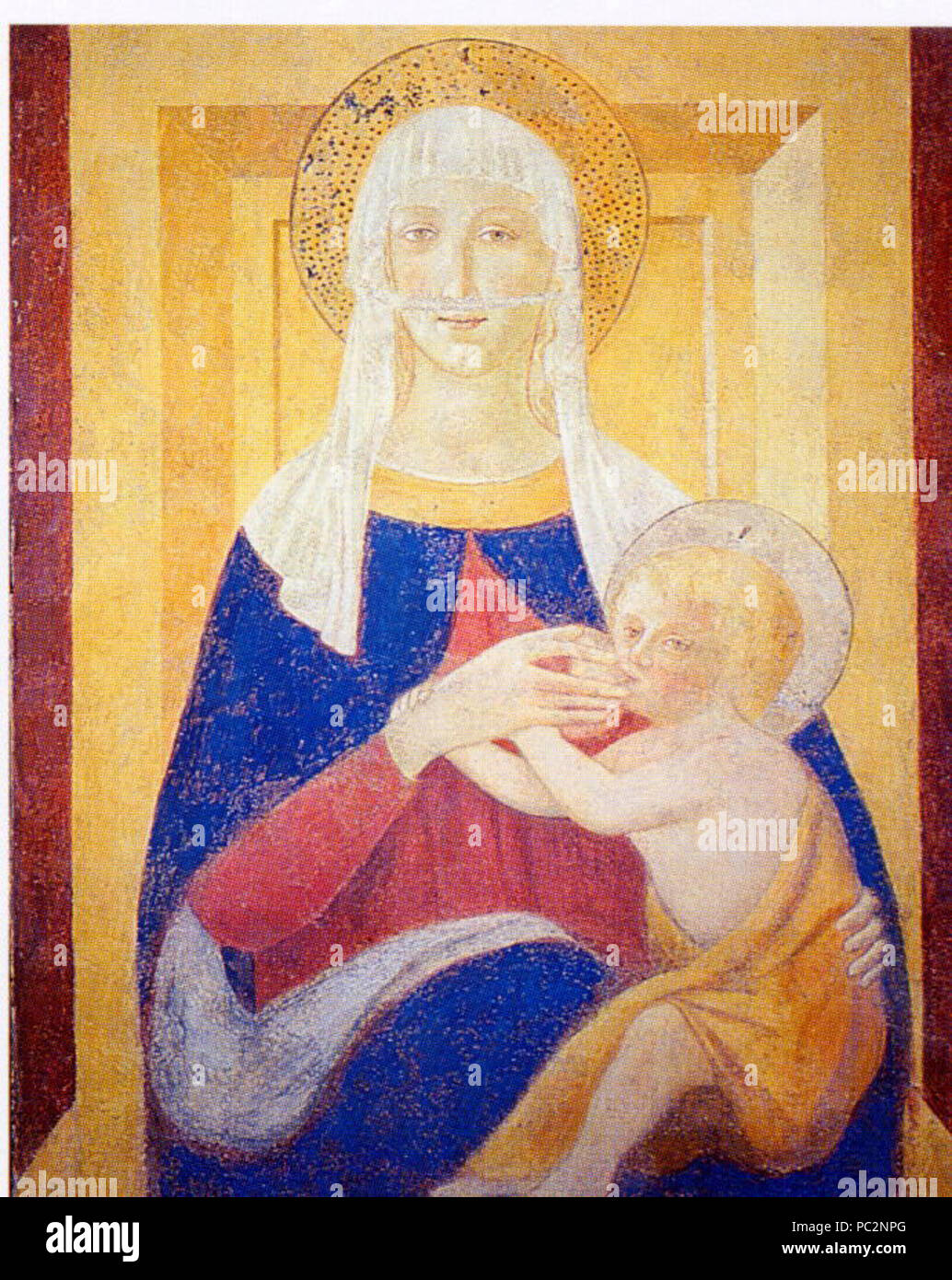 482 Pier Francesco Fiorentinno, Madonna col Bambino, Pancole Stock ...