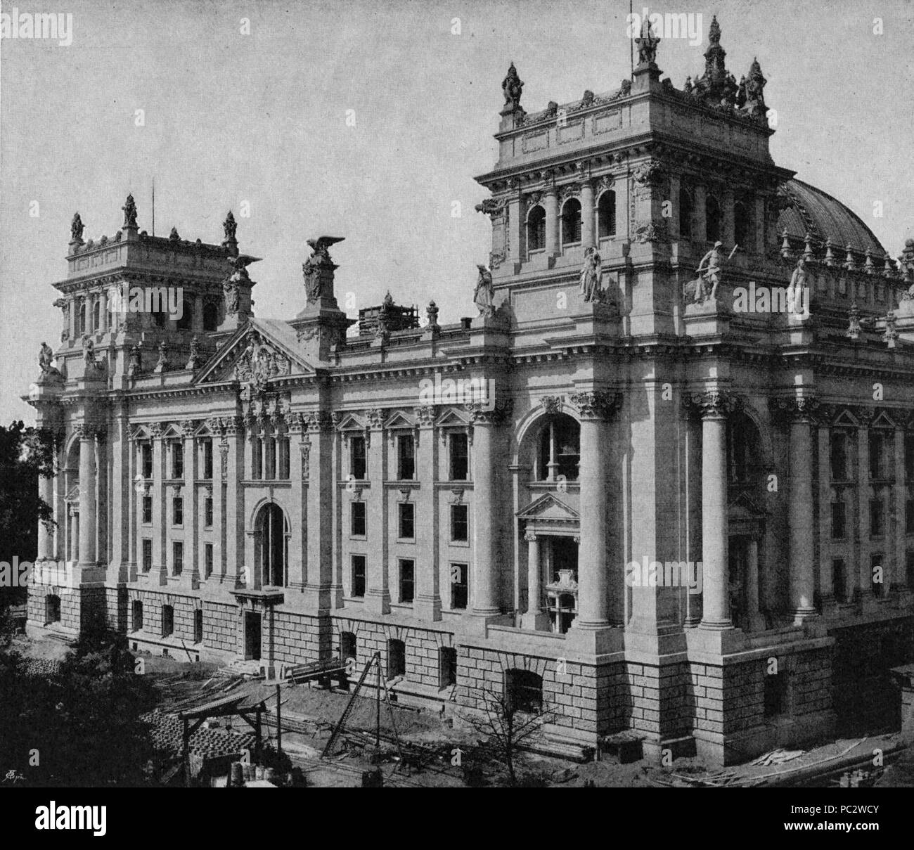Academy Architecture 1895 Deutsches Reichstagsgebäude Berlin Geheimrath ...